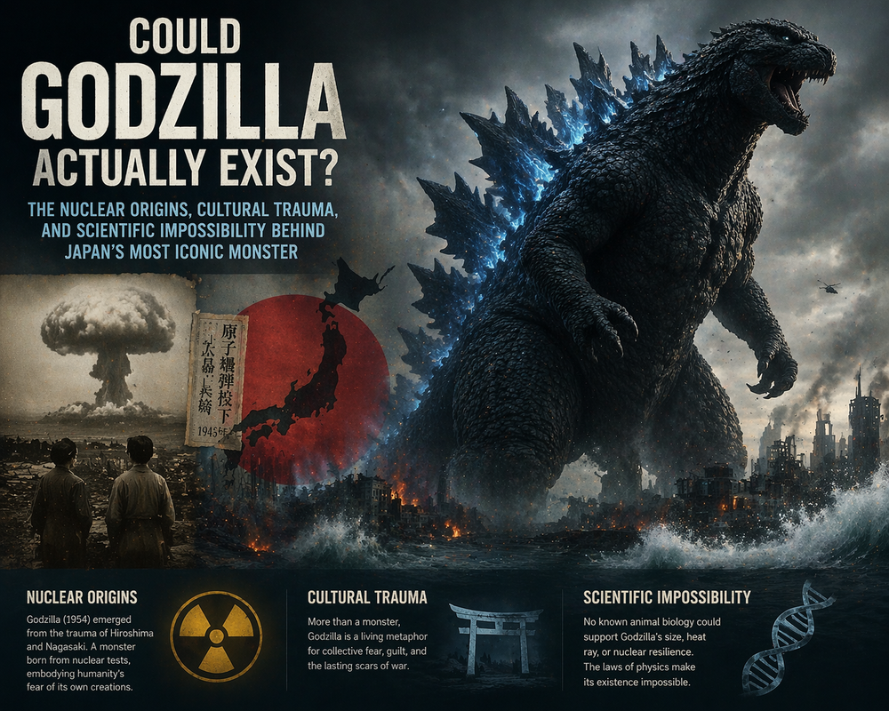 Could Godzilla Actually Exist? - The Nuclear Origins, Cultural Trauma ...